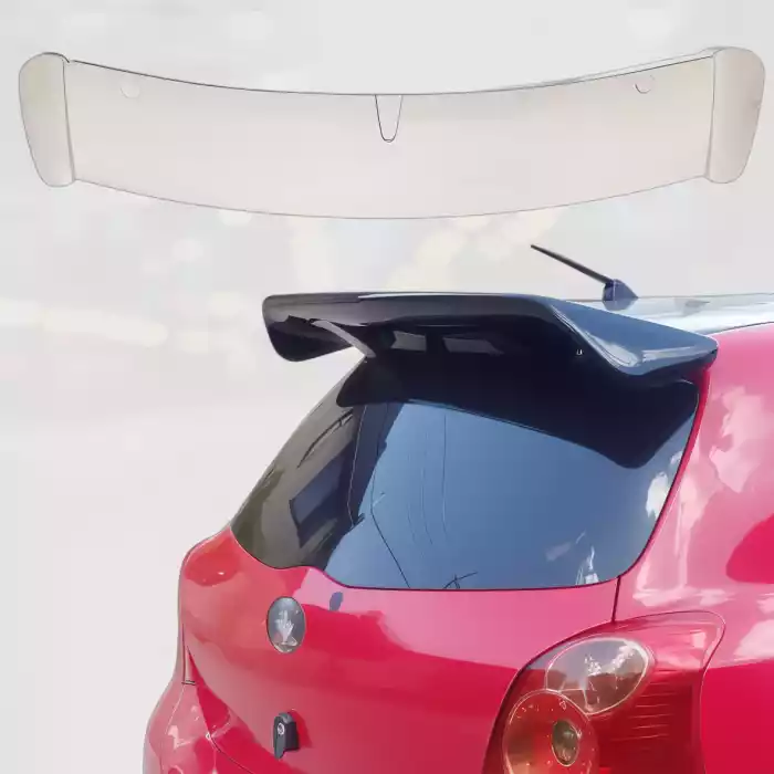 ModeloDrive FRP CON Roof Spoiler Wing for Toyota Yaris 2007-2011
