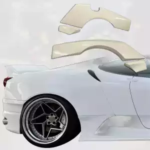 ModeloDrive FRP HOM Wide Body Fenders (rear) for Ferrari F430 2005-2009